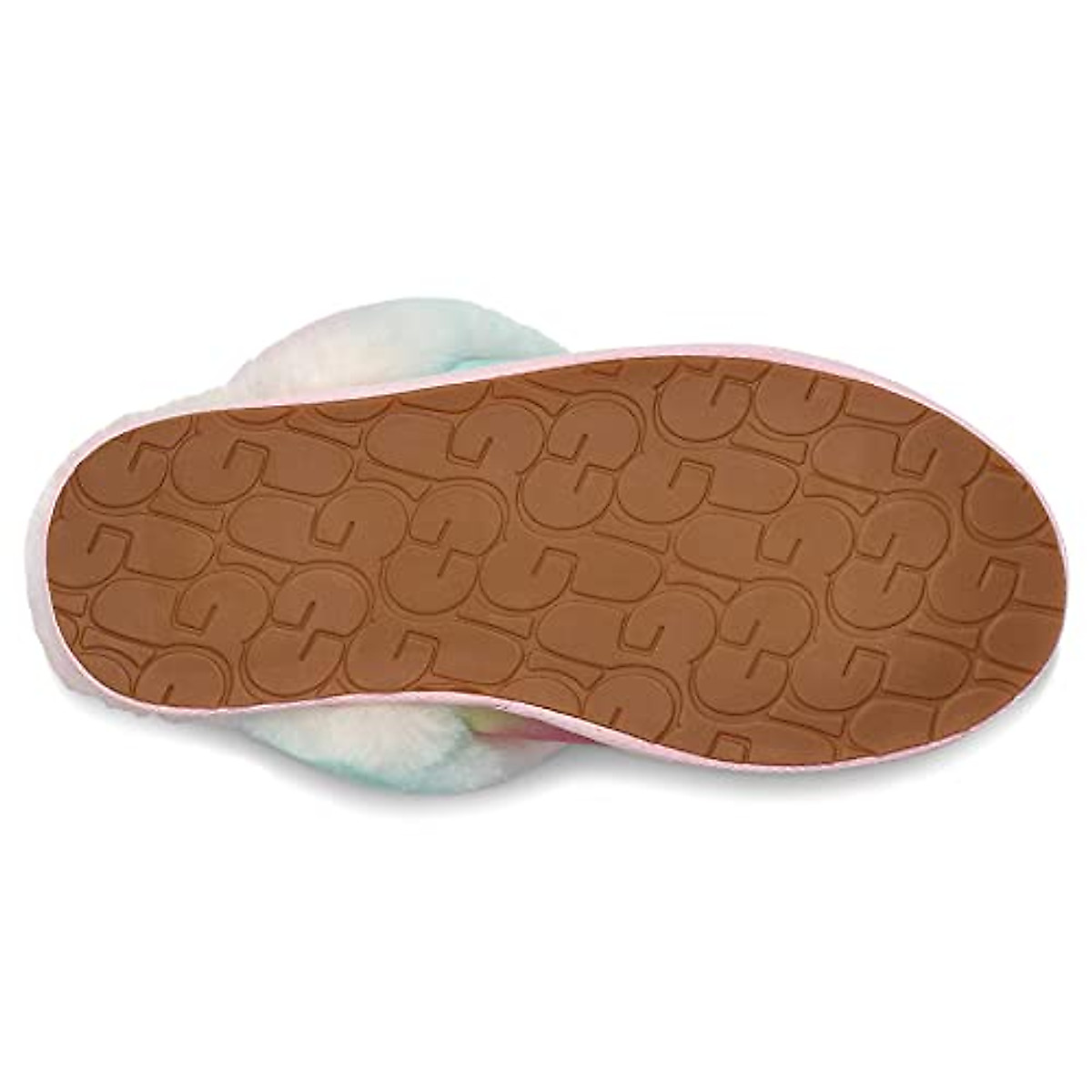 UGG Women's Scuffette II Watercolors Slipper, Rainbow Blend, 8