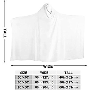 Custom Softball Hooded Blanket, I Love Softball Blankets and Throws, Softball Stuff for Girls Oversized Wearable Hooded Sports Blanket Adult Hooded Blanket for Boys Girls Adults