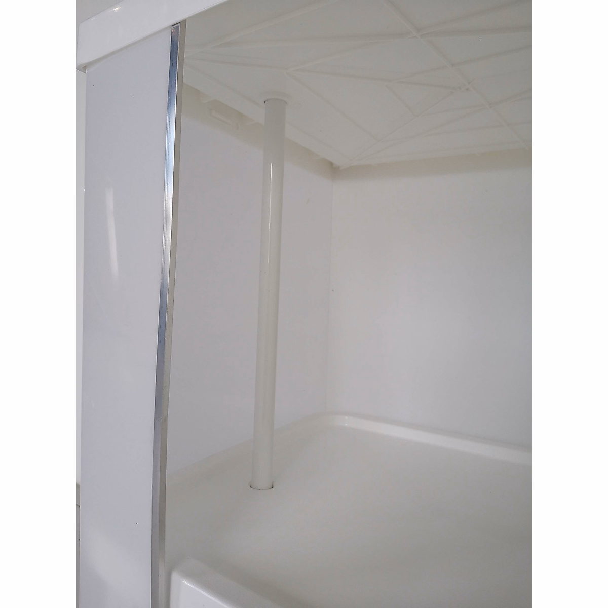 New Design ABS Promotion Table Plastic Hooks Portable Exhibition Display Counter for Trade Show