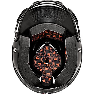 Rawlings | COOLFLO Batting Helmet | 6 1/2" - 7 1/2" One Size Fits Most | Black + Facemask
