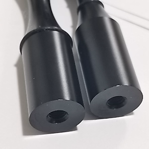 Wine Rack Wall Mounted 5 Bottle Matte Black Metal Vino Pins Single Display Pegs System for Wine Bottles