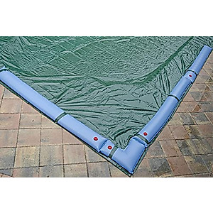 Doheny's Commercial-Grade Water Tubes/Bags for In-Ground Pools | Up to 24-Ga. Super-Duty UV-Protected Vinyl Material (4' Std. Duty 14-Ga. Single Chamber - 12 Pack, Blue)