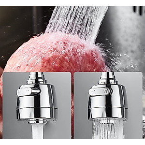 Kitchen Sink Faucet Aerator Sink Faucet Sprayer Attachment 360° Rotatable Faucet Sprayer Head Replacement for Kitchen, Faucet Sprayer Attachment, Faucet Adaptor– 2 Modes Adjustment