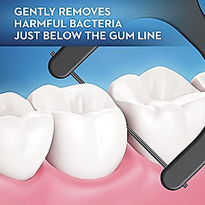 Oral-B Charcoal Infused Mint Dental Floss Picks, 75 Count, Pack Of 4