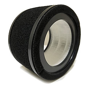 Nispira Replacement Filter L True HEPA + Activated Carbon Pre Filter Compatible with GermGuardian Air Purifier AC4200W FLT4200, 1 Pack