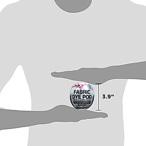 Tulip Fabric Dye Pod Blackout (Black), Permanent Dye for Clothes and Fabric