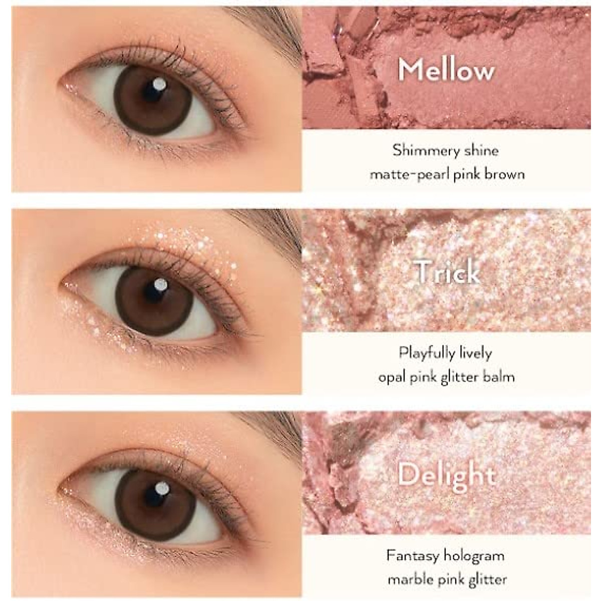 UNLEASHIA Glitterpedia Eye Palette NO.3 All of Coralpink