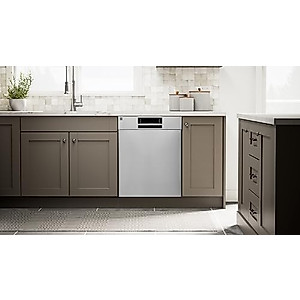 Kenmore 24" Built-In Stainless Steel Tub Dishwasher with EasyFlex 3rd Rack, SmartWash, UltraWash Plus, TurboDry, and Adjustable Rack, Energy Star Certified, Fingerprint Resistant Stainless Steel