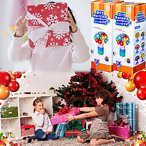 Flower Craft Kit for Kids - Arts and Crafts Make Your Own Flower Bouquet with Button Felt and Pearl ，Vase Project for Boys and Girls - Fun DIY Activity for Children 4 5 6 7 8 9 10 12 Years Old (color)