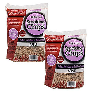 Camerons Products Smoking Chips - (Apple) - 4 Pound Total Bag, 260 cu. in. Each Bag - Kiln Dried, Natural Extra Fine Wood Smoker Sawdust Shavings, Barbecue Chips