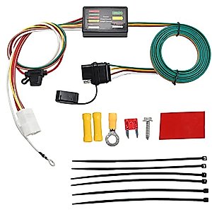 RED WOLF 4 Pin Trailer Wiring Harness Connector for Subaru Forester 2009-2020, Outback 2010-2022, Crosstrek 2013-2015, Ascent 2019-2022 Add 4 Way Towing Wire Cable Extension Plug for Towing