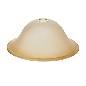 Antique Glass Lamp Shade for Floor lamp, Alabaster Torchiere Lamp Shade Replacement, Floor Lamp Replacement Parts (Antique, 12'')