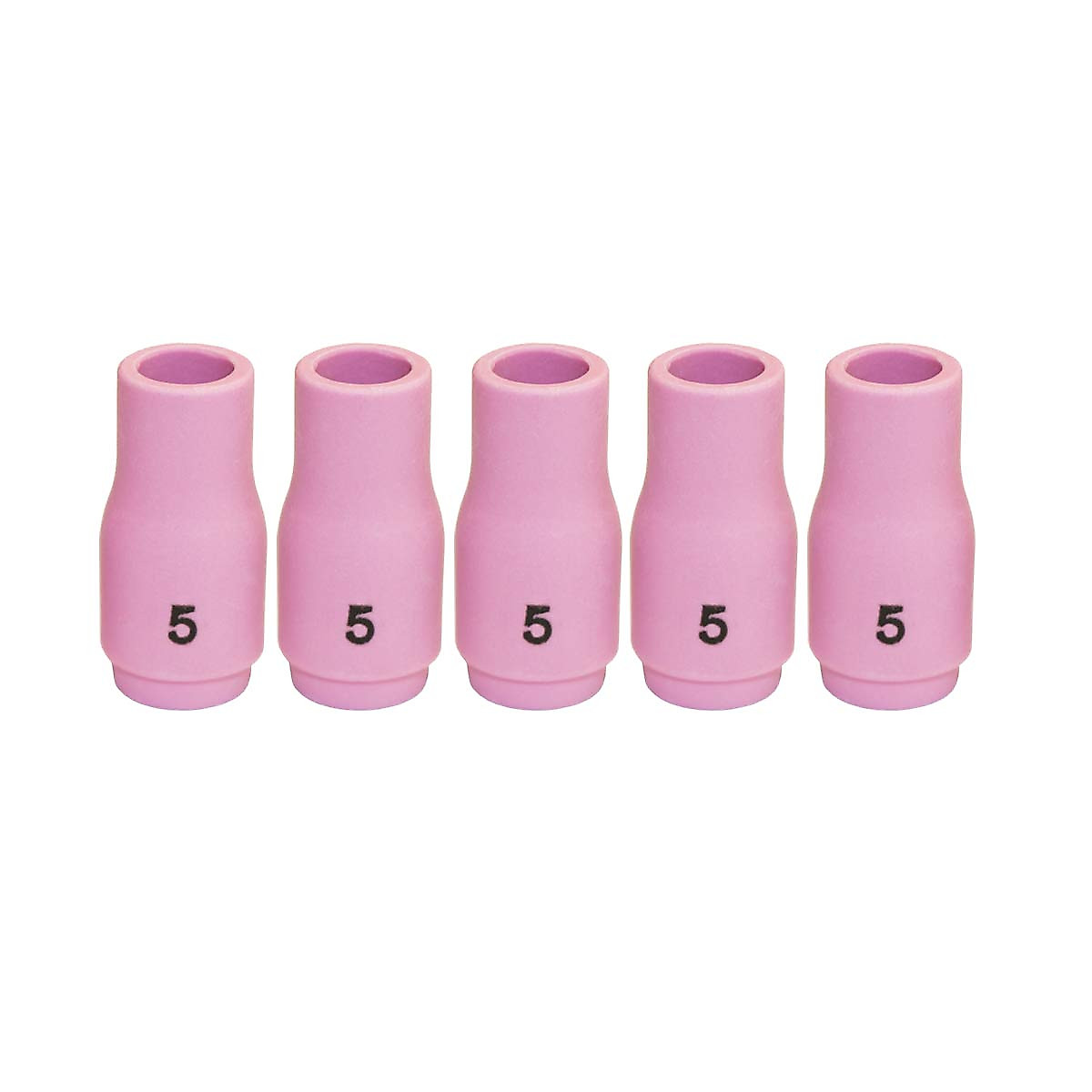 WeldingCity 5-pk Ceramic Cup 13N09 (#5, 5/16" Bore, Alumina) for Regular Setup in TIG Welding Torch 9, 20 and 25 Series