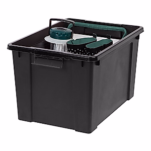 IRIS Remington18 Gallon Store-It-All Tote, Black