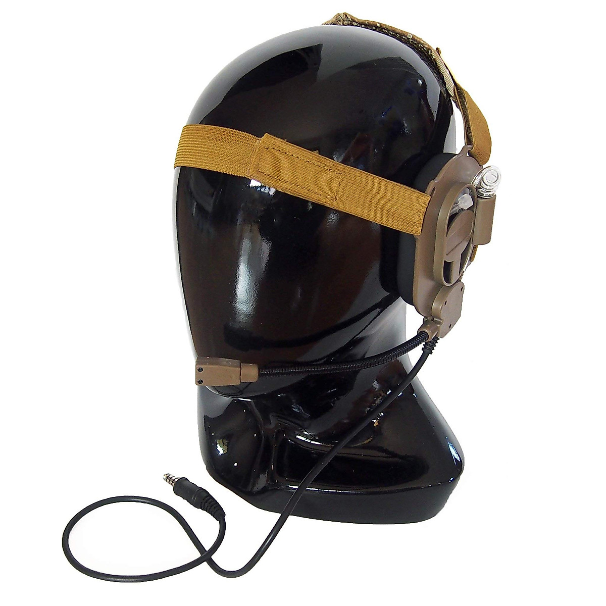 Armorwerx Single Ear Military Communications Headset (Tan)