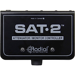 Radial SAT-2 Stereo Audio Attenuator Monitor Controller