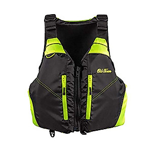 Old Town Canoes & Kayaks Riverstream Unisex Life Jacket (Black Hivis), Universal