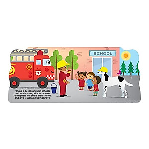 Friendly Fire Truck - Touch and Feel Board Book - Sensory Board Book