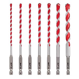 Milwaukee Shockwave 6 in. L Carbide Hammer Drill Bit Set 7 pc. - Case of: 1;