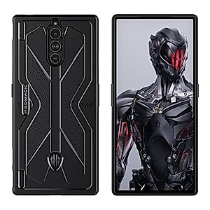 Cresee Case for Red Magic 8 Pro/Red Magic 8S Pro, Flexible TPU Cover Anti-Scratch Shockproof Phone Case for Nubia RedMagic 8 Pro/8S Pro, Black