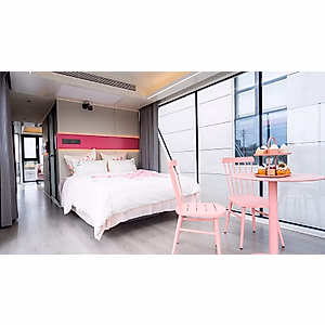 Butterfly Pink Capsule Home Portable Prefabricated Tiny Home 1 Bedroom, 1 Kitchen, 1 Living Room, 1 Rest Room House 11490 L, 3300 W, 3300 H, mm, 37.92 M2, House, Hotel, Villa, She Shed, Camping Home