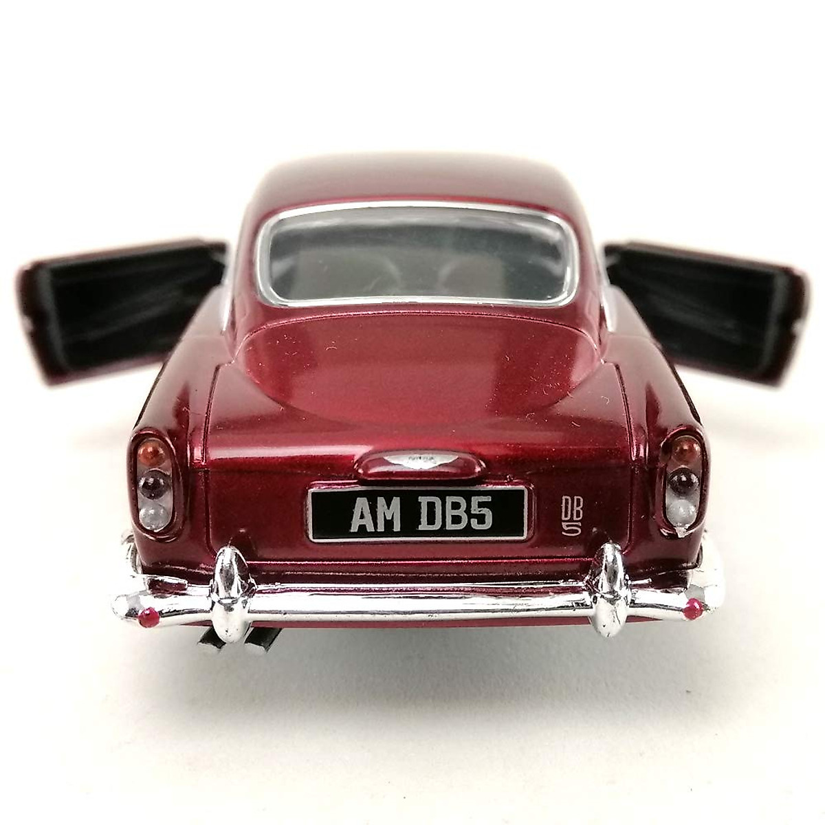 Sport Racing Classic Model Car Die-Cast 1:38 1963 Aston Martin DB5 Red Color Toy Collection Pull Back Open Door Hobby Collectible , unisex