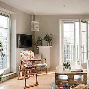 Lomgwumy High Chair Pad,high Chair Cover/seat Cushion, Light and Breathable, Soft and Comfortable, Cute Pattern, Suitable for Most High Chairs, Baby Dining Chairs (Color Stars Pattern)