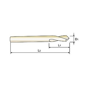 YG1 NC Spotting Drill 8% Cobalt HSS 1/8 to 1/2" 120 Degree 5 Pc Set CNC Machine