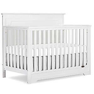 Dream On Me Morgan 5 in 1 Convertible Crib in White