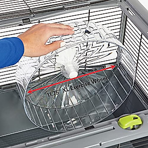 MidWest Homes for Pets Hamster Nation Hamster Home, Jumbo Hamster Cage Measures 38.2L x 22.6W x 15.4H inches and Provides for 676 Sq. inches of Unbroken floorspace, Includes All Accessories