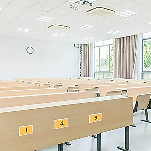 Gydandir 32 Pack Self-Adhesive Index Card Pockets Top Open Crystal Clear Plastic Card Holder Suitable for Organizing and Protecting 3x5 Inches Index Cards, Business Cards, Photo, Label and Planner