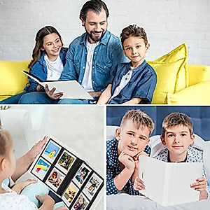 192 Pockets Photo Album for Fujifilm Instax Square SQ1 SQ6 SQ10 SQ20 Instant Camera, Fujifilm Instax SP-3 Mobile Printer, Extra Large Picture Albums for Fujifilm Instax Square Instant Film (White)