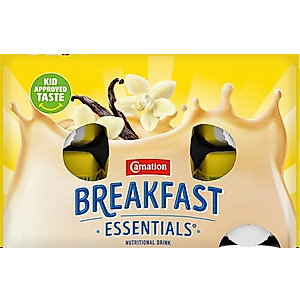 Carnation Breakfast Essentials High Protein Ready-to-Drink, Classic French Vanilla, 8 FL OZ Bottle (Pack of 6) (Packaging May Vary)