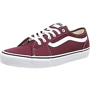 Vans Men's Filmore Decon Platform Shoes, Red Canvas Port Royale White 8j7, 43