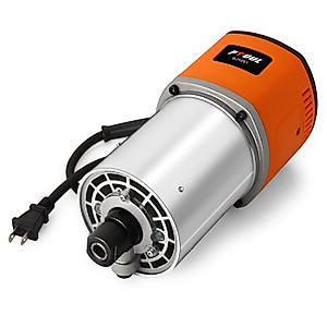 Ptool 3.25HP/15A Router Motor, Soft Start, 6 Variable Speed from 10000 to 21000RPM, 1/2" Collet, 4.2" Diameter, 3-1/4 HP Industrial Router, Model PT-001M