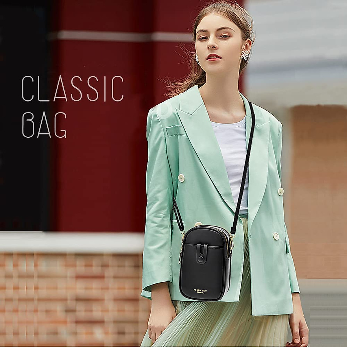 SiMYEER Women Crossbody Bags Small Cell Phone Wallet Purse and Handbag Ladies Messenger Shoulder Bag