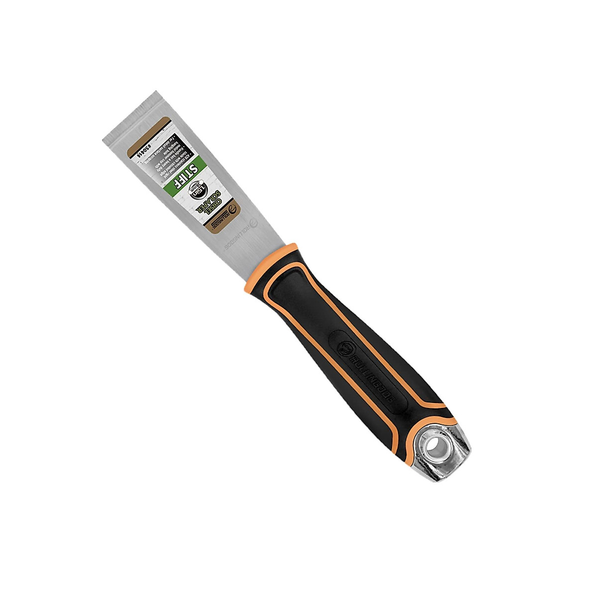 ROLLINGDOG 1.5 Inch Stiff Putty Knife - Stainless Steel Chisel Paint Scraper Tool for Wallpaper Stripping