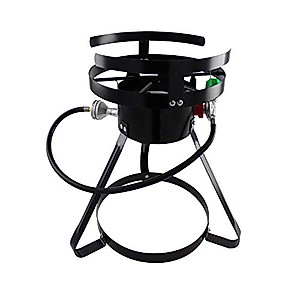 Chard BSR-13 BSR13, Stand and Regulator, Black, 50,000 BTU Portable Burner