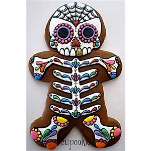 KAISHANE Halloween Skull Gingerbread Men Cookie Cutters Fondant Biscuit Pastry Cutter