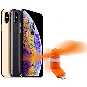 GaiRen Mini Phone Fans, Cellphone Fan Compatible with iPhone 12/13/X/Xs/Xr Cell Phone Summer Accessories (6 Packs)