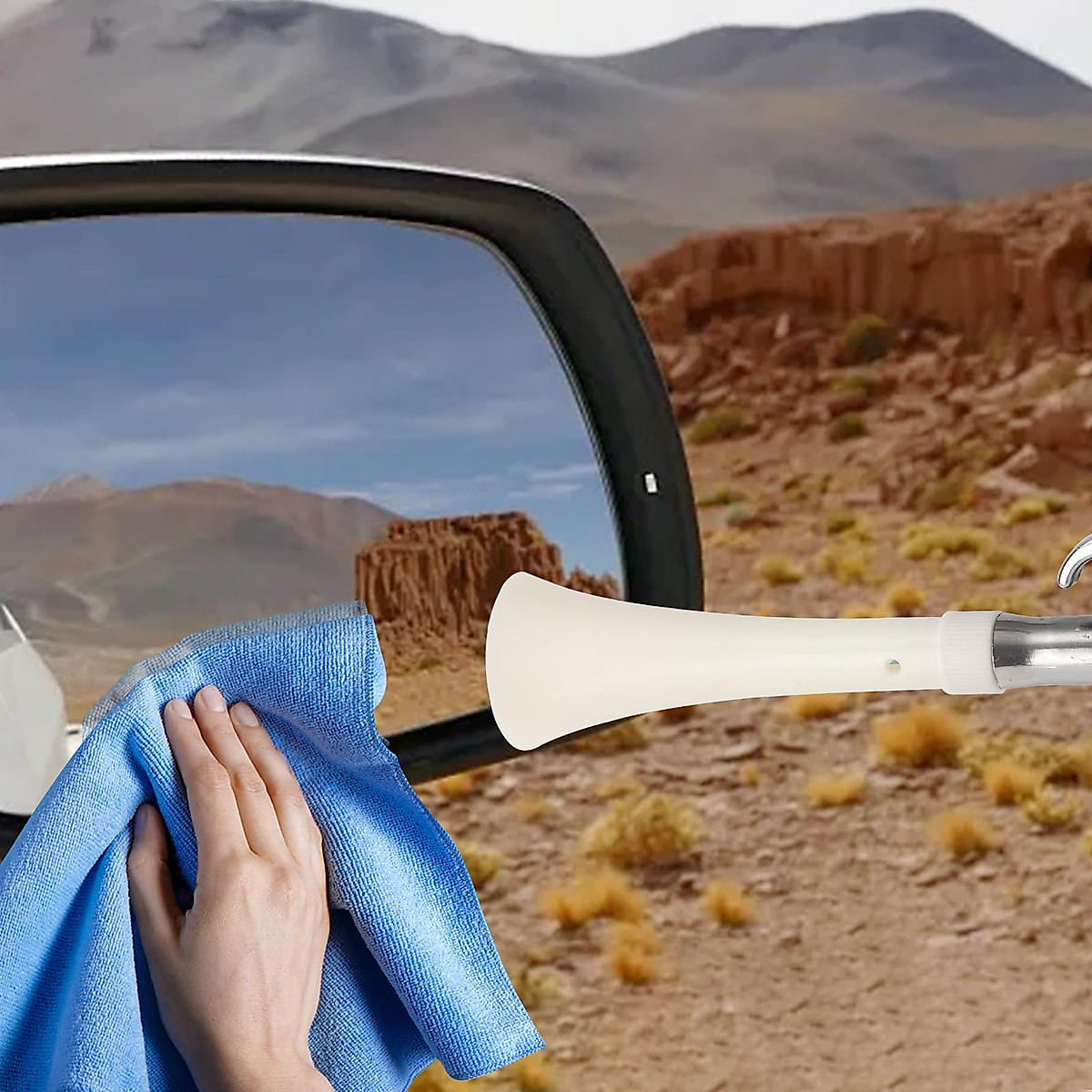 WBLLG Air Blow Gun High Pressure Air Blow Gun with 2 Set Nozzle, Interior Car Cleaning for Vehicle Upholstery Carpet Seat