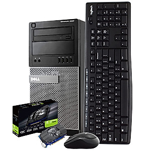 Dell Gaming PC Computer 16GB 500GB SSD Nvidia GT1030 WiFi Windows 10 HDMI (Renewed)