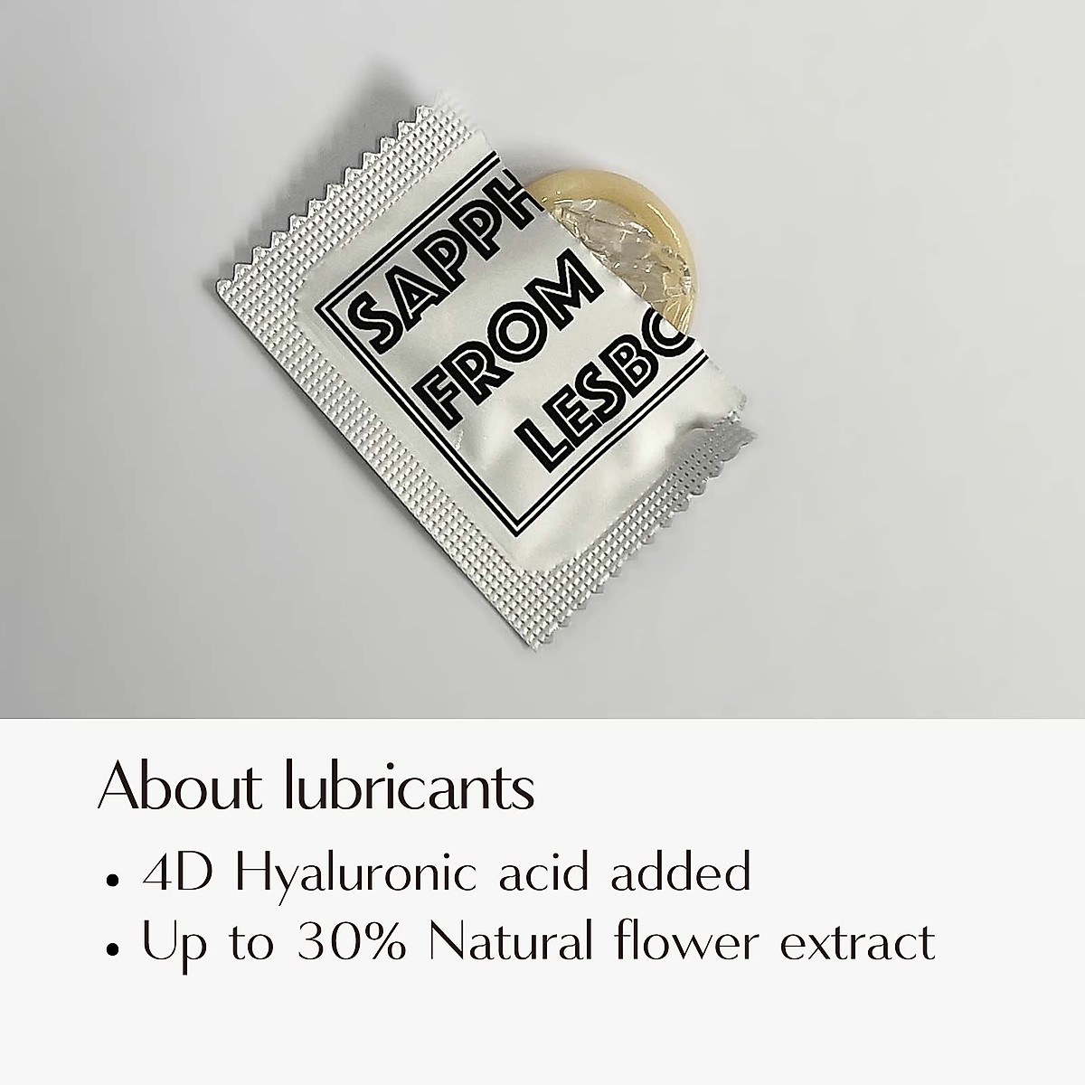 Sappho from lesbos Natural Force Fingersex Condoms with Increased Hydrating Hyaluronic Acid Lubricant, Thin Lubricated Latex Finger Cots for STI Protection, Natural Fragrance - 6 Count