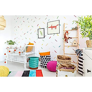 SMILE A WHILE Baby Laundry Basket and Baby Hamper Great Basket for Toy Storage Large Collapsible Laundry Basket Fits Nursery Decor Felt Laundry Basket can be Used for Blanket Basket for Nursery