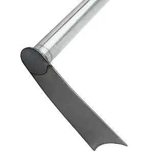 ZEONHEI 5 PCS Hoe Garden Tool Set, Hoe and Cultivator Hand Tiller, Heavy Duty Digging Hoe, 2 Fork and 3 Fork Hand Tiller for Gardening Weeding Digging Loosening Soil, Carbon Steel