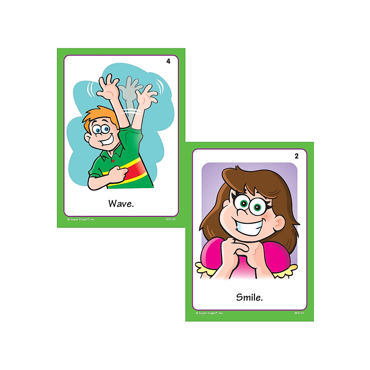 Super Duper Publications | Following Directions Fun Deck Flash Cards | Educational Learning Resource for Children