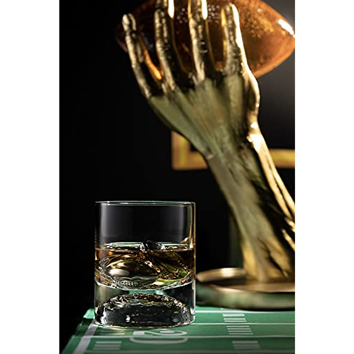 Football Decanter with 2 Football Whiskey & Wine Glasses - Perfect For Superbowl, Father's day Gift , Gift for Husband - Made for Liquor, Scotch, Whiskey and Bourbon 750ml, Rugby Gifts