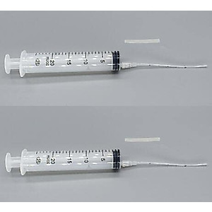 Puppy Kitten Feeding Tube Kit Includes Reusable Feeding Tube 20 Ml Syringe (6 FR),Newborn Birds Feeding Syringe, Small Animals or Sick Pet Feeding Tool for Parrot Baby Bird (2 Packs)