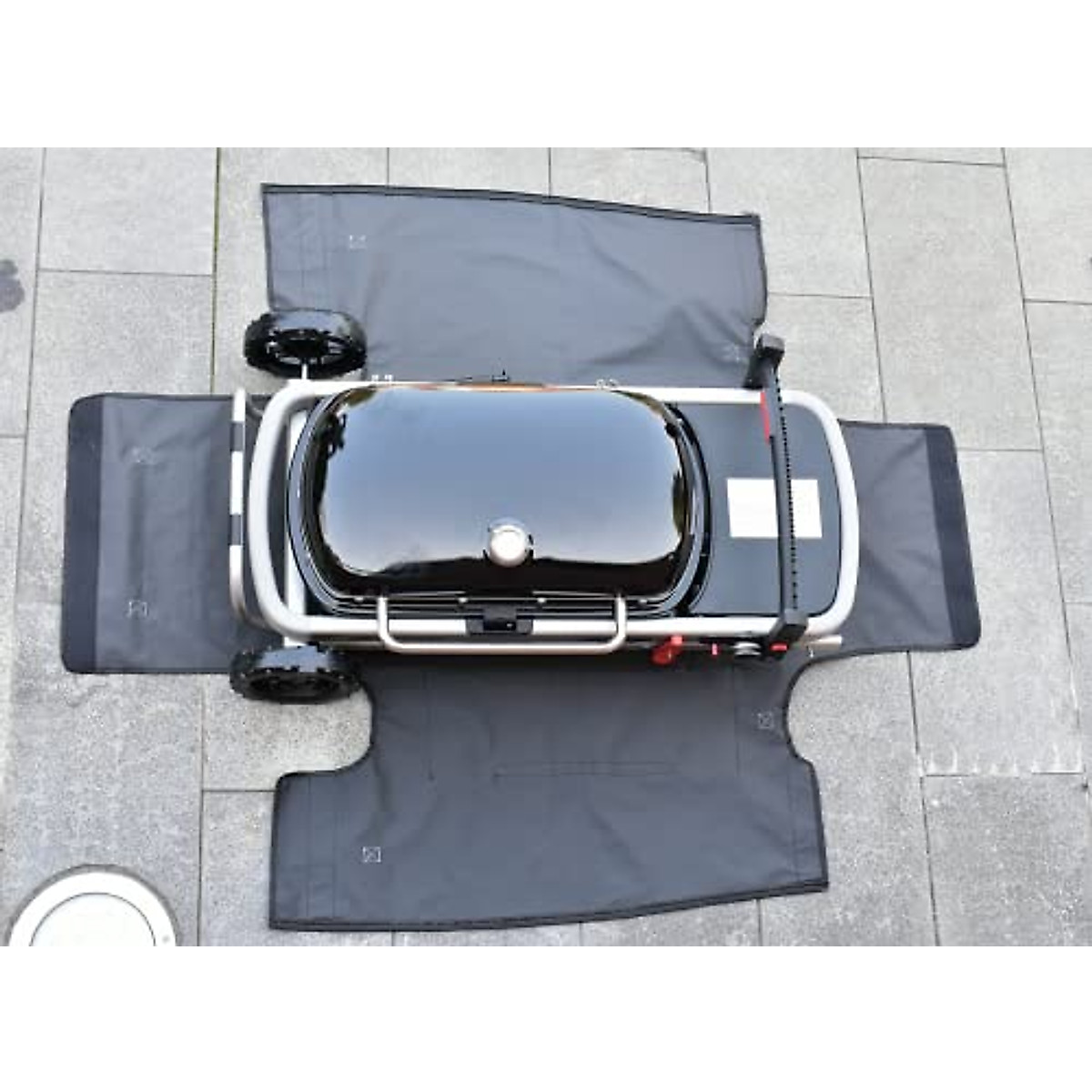 Cargo Protector Grill Cover for Weber 9010001 Traveler Heavy Duty Waterproof 600D Oxford Fabric Portable Storage Cover, Compatible with Weber 7030 Cargo Protector Storage Bag