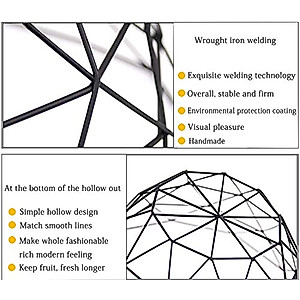 Fruit Stand Vegetables Serving Bowls Basket Holder for Kitchen Counter,Table Centerpiece Decorative,Countertop,Home Decor,Metal Iron Wire,Modern Stylish Rack for Banana,Fresh Veggie,Orange,Buffet,Eggs